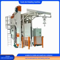 China High Cleanliness Overhead Rail Double Hanger Hook Type Shot Blasting Machine T/T and So for sale