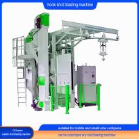 China High Cleanliness Overhead Rail Double Hanger Hook Type Shot Blasting Machine T/T and So for sale
