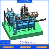 China Retractable and Fixed Mandrel Wire Rod Coil Shot Blasting Machine with Custom Design for sale