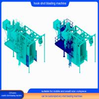 China Automatic Hook Type Shot Blasting Cleaning Equipment with Ggd Standard Electrical Cabinet for sale