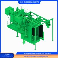 China Hook Spinner Hanger Shot Blasting Machine Derusting and Efficiency for Metal Products for sale