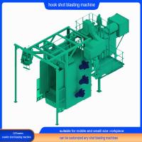 China Hook Spinner Hanger Shot Blasting Machine Derusting and Efficiency for Metal Products for sale