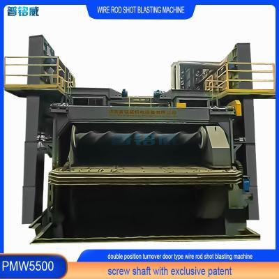 China 12.5*5.5*6.4m Wire Rod Coil Shot Blasting Machine for Welding Wire Diameter 5.5-42mm for sale