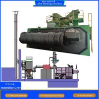 China Wire Products Descaling High Cleanliness Wire Rod Coil Shot Blasting Process Provider for sale