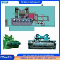 China Wire Rod Coil Shot Blasting Machine and Customization for Removing Prestressing Force for sale