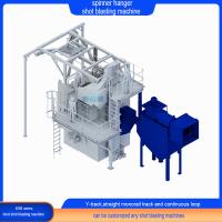 China Perfect Cleaning Process Spinner Hanger Shot Blasting Machine with 2500kg Capacity for sale
