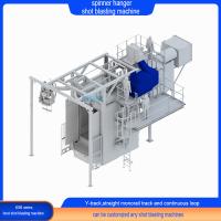 China Perfect Cleaning Process Spinner Hanger Shot Blasting Machine with 2500kg Capacity for sale