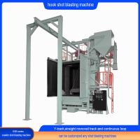 China Electric Crawler Abrator Spinner Hanger Shot Blasting Machine for Small Steel Fabrications for sale