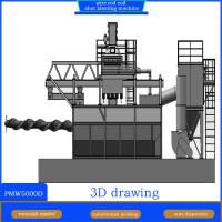 China Advanced Pumingwei Wire Rod Coil Shot Blasting Machine with Screw Conveyor System for sale