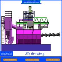 China Wire Rod Shot Blasting Machine 2-4 Coils Per Hour Production with Retractable Design for sale