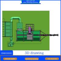 China Electric Retractable Wire Rod Coil Shot Blasting Machine for Derusting Cost 20-40RMB/T for sale