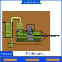 China Electric Retractable Wire Rod Coil Shot Blasting Machine for Derusting Cost 20-40RMB/T for sale