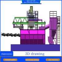 China 9*4*5.8m Green Color Wire Rod Coil Shot Blasting Machine with Substituted Pickling for sale