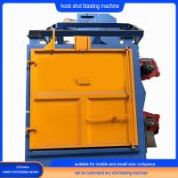 China Customized Single and Double Hook Hanger Shot Blasting Machine for Big Structure Parts for sale
