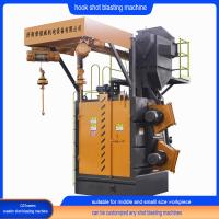 China Customized Single and Double Hook Hanger Shot Blasting Machine for Big Structure Parts for sale