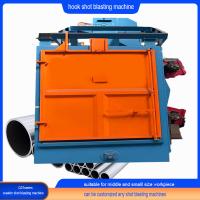 China Single and Double Hook Hanger Shot Blasting Machine for High Cleanliness on All Moulds for sale