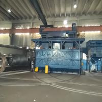 China 30kw/Set Impeller Head Power Wire Rod Coil Shot Blasting Machine Blasting Equipment for sale
