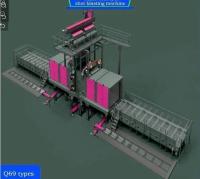 China High Convection Pre-Heater Roll Conveyor Shot Blasting Machine with One and Products for sale