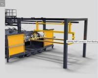 China One Year After-sales Service 2024 Roll Conveyor Shot Blasting Machine for Steel Structures for sale