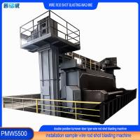 China Wire Rod Coil Shot Blasting Machine with Blast Wheel 240 Kw and Derusting at 18-35RMB/T for sale