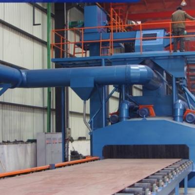 China Customizable Steel Plate Rust Removal and Shot Blasting Machine for Surface Cleaning for sale