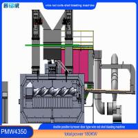 China Impeller Head Power 30kw/Set Wire Rod Shot Blasting Machine for Wire Surface Derusting for sale