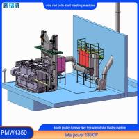 China 30 Kw Single Blast Wheel Wire Rod Coil Shot Blasting Machine with Customizable Options for sale