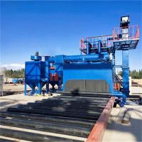 China 10 Tons Roller Table Shot Blasting Machine for Stainless Steel Plate Surface Cleaning for sale