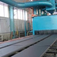 China 10m x 3m Roller Table Shot Blasting Machine for Steel Structure Industry Sand Blasted for sale