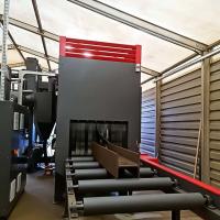 China High Cleanliness 2m Width Steel Plate Roller Conveyor Shot Blasting Cleaning Machine for sale