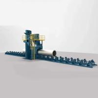 China High Cleanliness 2m Width Steel Plate Roller Conveyor Shot Blasting Cleaning Machine for sale