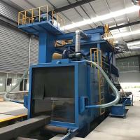 China 5000 Cubic Meter Per Hour Dust Collector Roller Conveyor Type Shot Blasting Machine for sale
