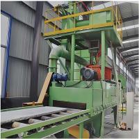 China 5000 Cubic Meter Per Hour Dust Collector Roller Conveyor Type Shot Blasting Machine for sale