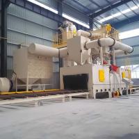 China 4*11kw Impeller Head Power Roller Conveyor Shot Blasting Machine for Steel Sheet Derusting for sale