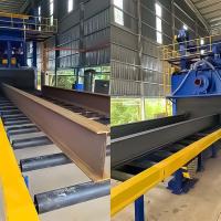 China Q69 Series Roller Conveyor Hot Blasting Machine for Cleaning Workpiece Surface in Shipyard for sale