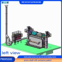 China Wire Rod Coil Shot Blasting Machine PMW5500 for Stainless Steel Wire 0.2-0.3% Wire Loss for sale