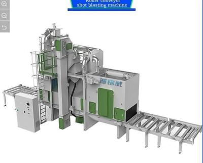 China Customized 2024 Roller Conveyor Shot Blasting Machine for Completely Insulated Housing for sale