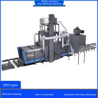 China Roller Conveyor Shot Blasting Machine for High Cleanliness Rust and Heat Scale Removal for sale