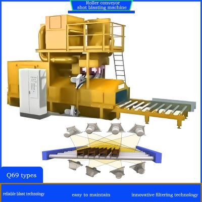 China Q69 Series Roller Conveyor Shot Blasting Machine for Optimal Surface Preparation for sale