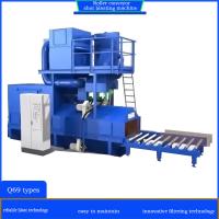China Roller Conveyor Shot Blasting Machine for Dust-free Cleaning and Unloading One Included for sale