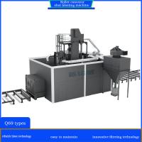 China Roller Conveyor Shot Blasting Machine for Dust-free Cleaning and Unloading One Included for sale