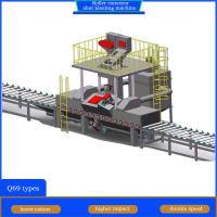 China Powerful Impeller Head 4*11kw Roller Conveyor Shot Blasting Machine for Profile Steels for sale