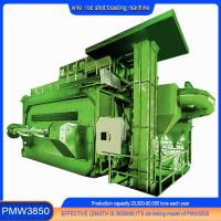 China 3-8 Coils Per Hour Wire Stock Shot Blasting Machine for Coil Rod Production 9.5*6.1*6.9m for sale