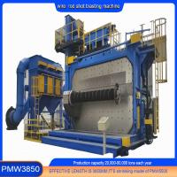China 3-8 Coils Per Hour Wire Stock Shot Blasting Machine for Coil Rod Production 9.5*6.1*6.9m for sale