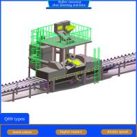 China Steel Structure Parts Shot Peening and Descaling Roller Conveyor Shot Blasting Machine for sale