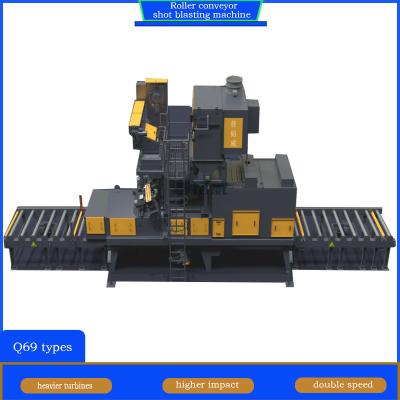 China High Convection Pre-Heater Roll Conveyor Shot Blasting Machine for Automated Cleaning for sale