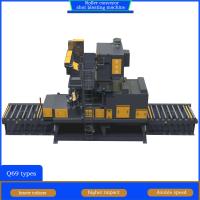 China 5000 Cubic Meter Per Hour Capacity Dust Collector Roller Conveyor Shot Blasting Machine for sale