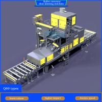 China Continuous Parts Transport Roll Conveyor Shot Blasting Machine Electric and Customizable for sale