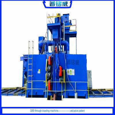 China Roller Conveyor Catenary-Through Abrator for H Beam Shot Blasting Machine Customized for sale