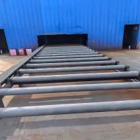 China Roller Conveyor Catenary-Through Abrator for H Beam Shot Blasting Machine Customized for sale
